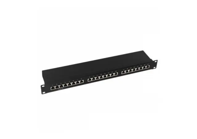 OWIRE Konektor Cat6A FTP 24-portni Patch panel