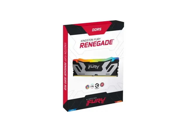 KINGSTON CUDIMM DDR5 48GB 2x24GB kit 8400MT/s KF584CU40RSK2-48 FURY Renegade Silver RGB XMP