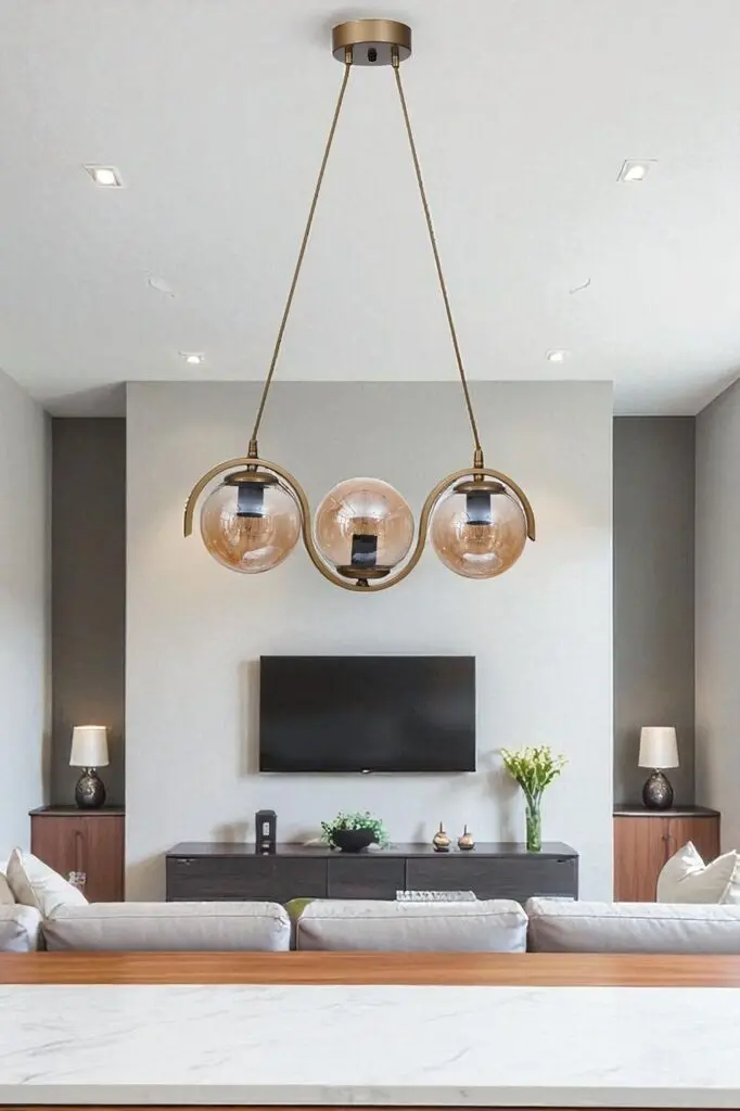 Opviq Luster 2597241, Zlatne boje