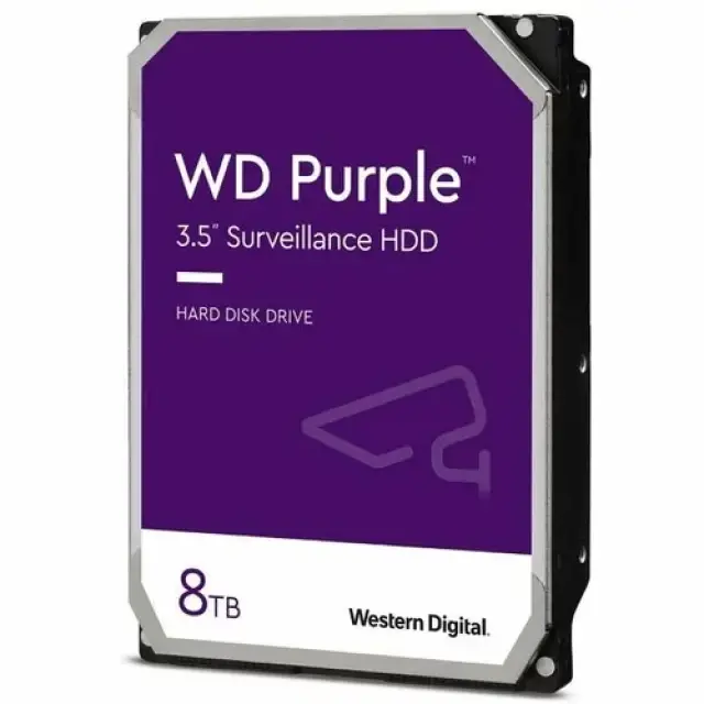 Western Digital HDD INT 8TB, Purple Surveillance 3.5", SATA WD85PURZ