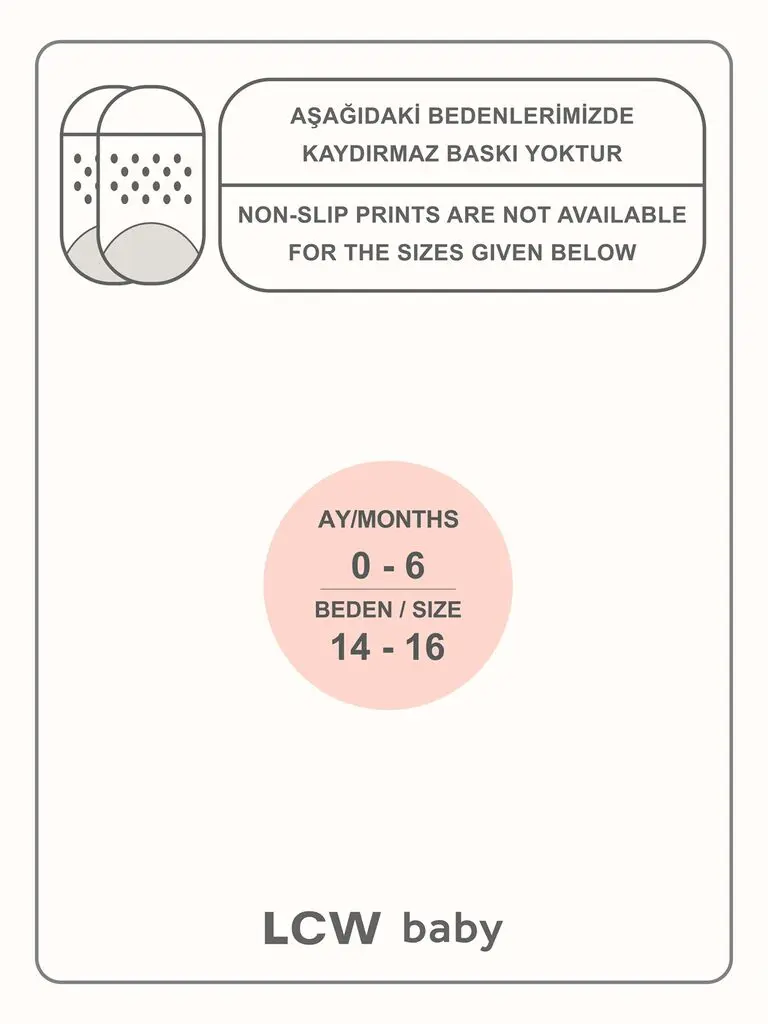 LC Waikiki Čarape za devojčice, W58604Z1-QVF, Roze