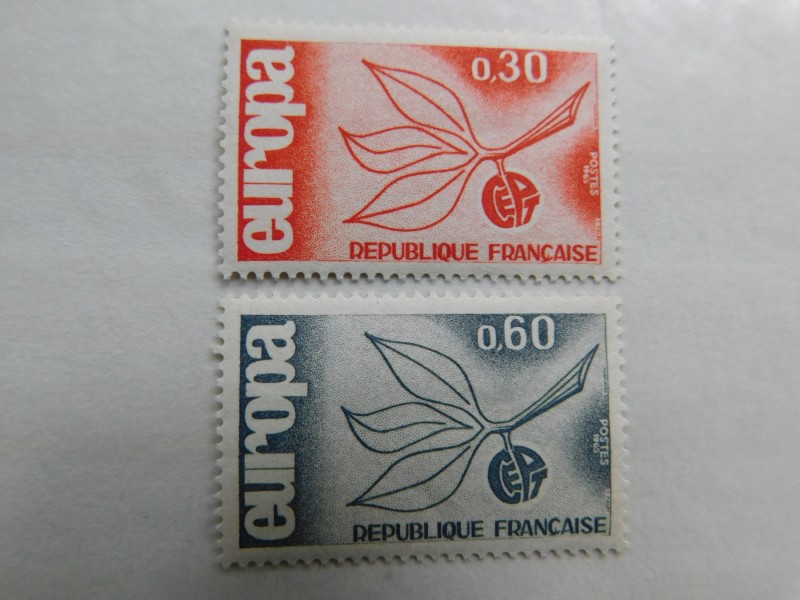 FRANCUSKA EUROPA 1965 KOMPLET ČISTA SERIJA