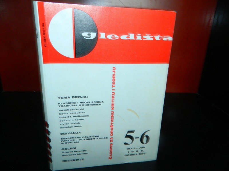 Gledišta 5-6*1985 Neoklasična tradicija u ekonomiji