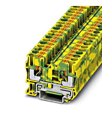 Ground modular terminal block PT 6-PE
Push-in connection, 0.5 mm² - 10 mm², AWG: 20 - 8, width: 8.2 mm, height: 42.2 mm, green-yellow, NS 35/7.5, NS 35/15