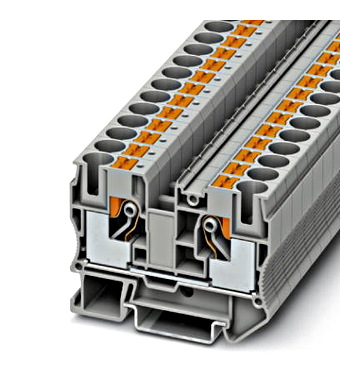Feed-through stezaljka (klema) PT 10
Push-in connection, cross section: 0.5 mm² - 16 mm², AWG: 20 - 6, width: 10.2 mm, height: 49.5 mm, grey