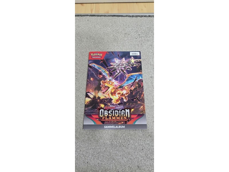 Pokemon Obsidian Flammen album sa karticama original