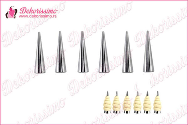 Kalupi za šam rolne, set 6 kom – K8504A