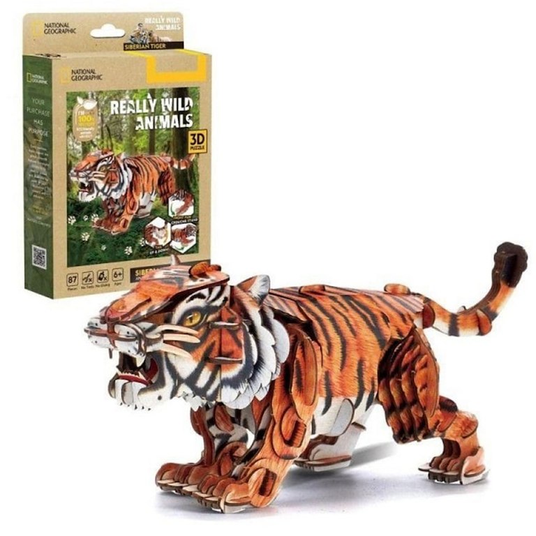 CubicFun 3D Puzzle Siberian Tiger 87pcs DS1179H/CBF211790