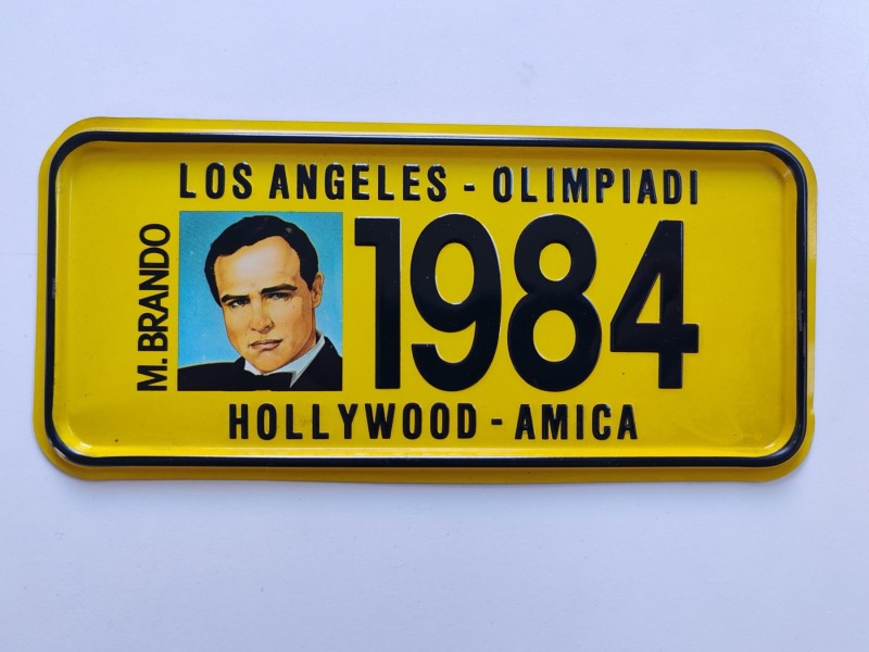 STRANA METALNA TABLICA OLIMPIJADA 1984
