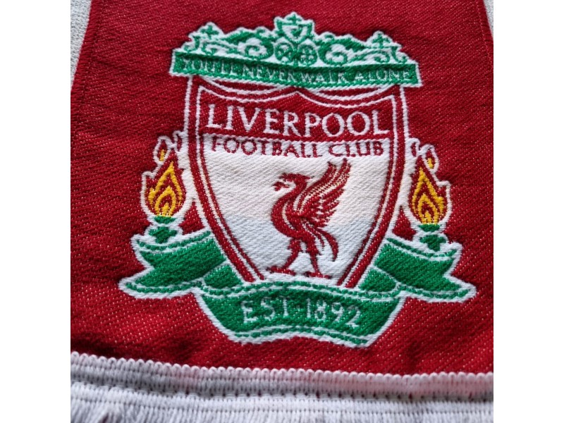 Šal LIVERPOOL You'll Never Walk Alone! Perfektan!