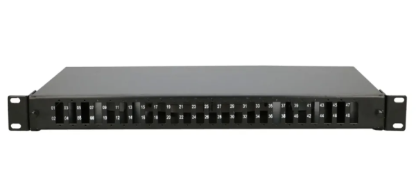 Extralink 48 Core, Patch panel 24 SC Duplex, 48 core, black