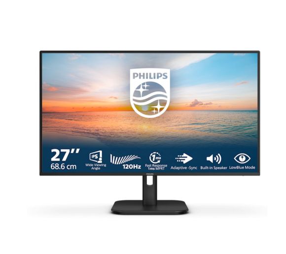 Philips - Monitor PHILIPS 27E1N1200A/00 27"/IPS/1920x1080/120Hz/4ms GtG/VGA,HDMI,DP/VESA/zvucnici/crna