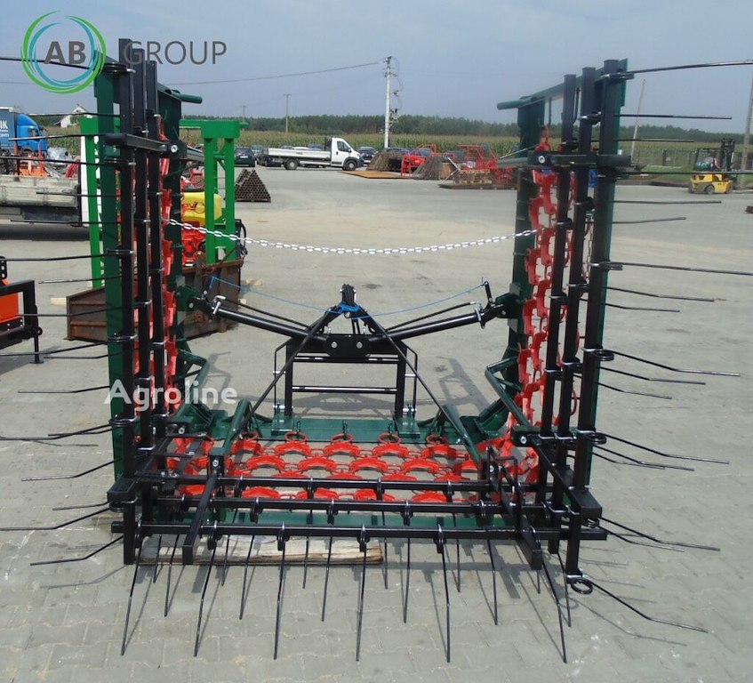 Metal-Technik włóko-chwastownik 6 m aerator za livade