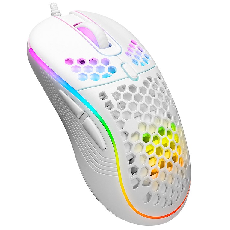 Rampage SMX-R85 GENTLE Gejmerki miš beli