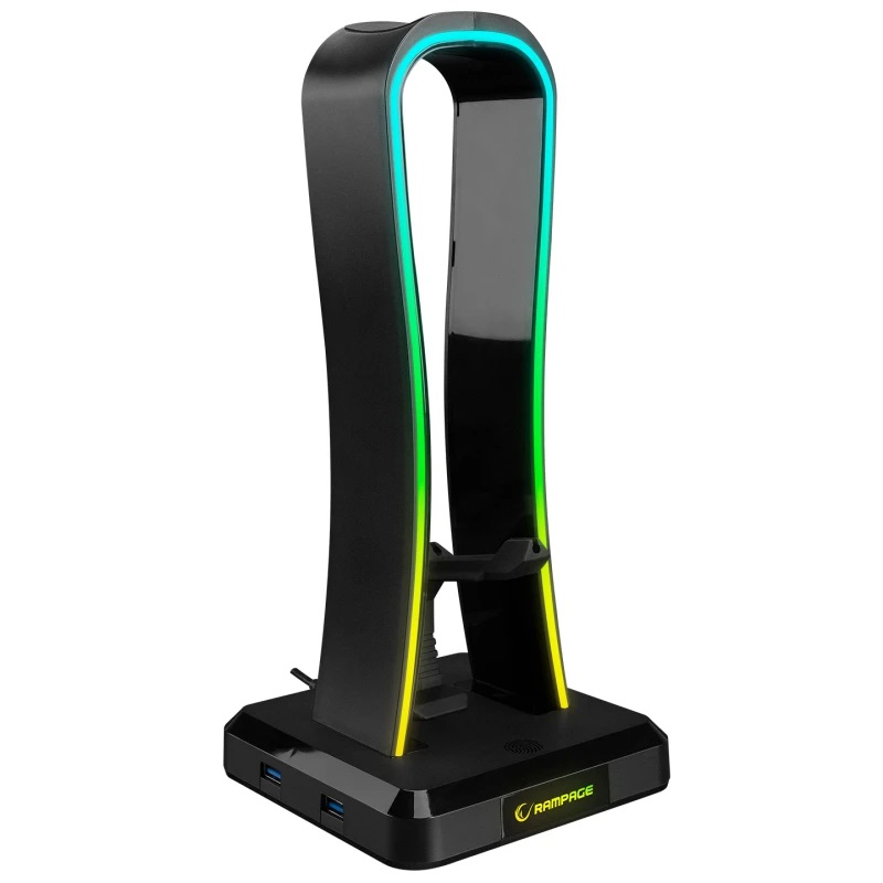 Rampage RM-H77 X-Base stalak za slušalice crni