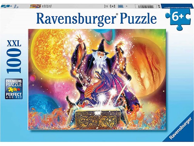 Puzzle slagalice za decu 100XXL delova Čarobnjak i zmaj Ravensburger 13286