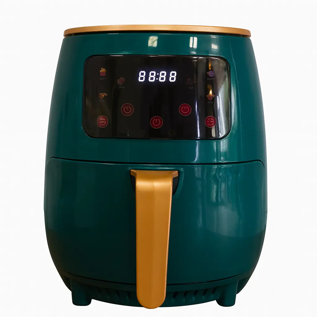 Quantek Air fryer sa tajmerom Q1301GR, LCD, 6L, 1600W, Zelena
