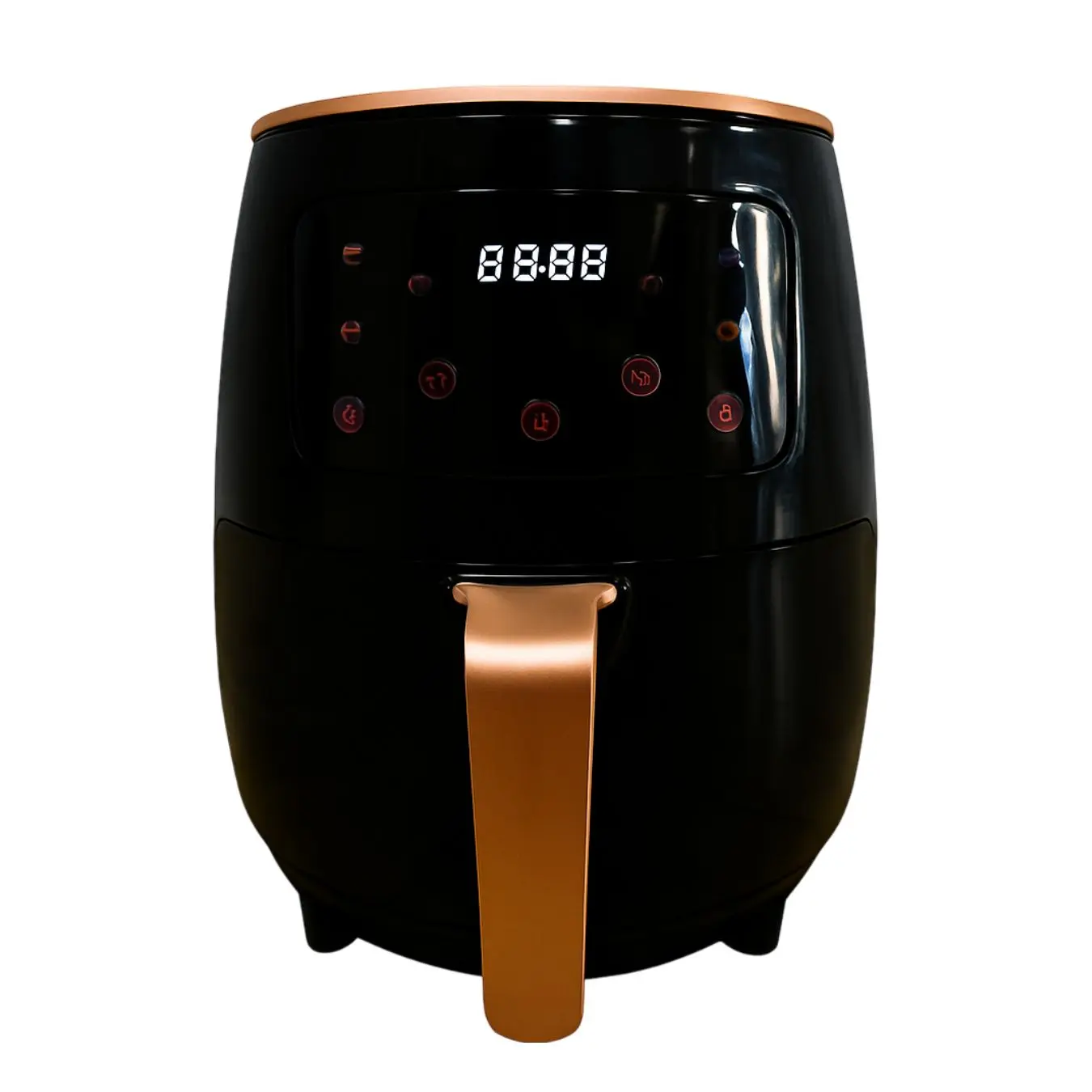 Quantek Air fryer sa tajmerom Q1301BK, LCD, 6L, 1600W, Crna