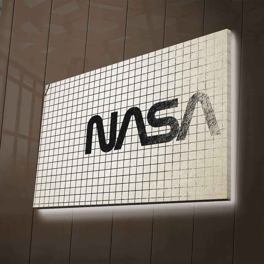 Wallity Slika sa LED osvetljenjem NASA-029, 45x70 cm