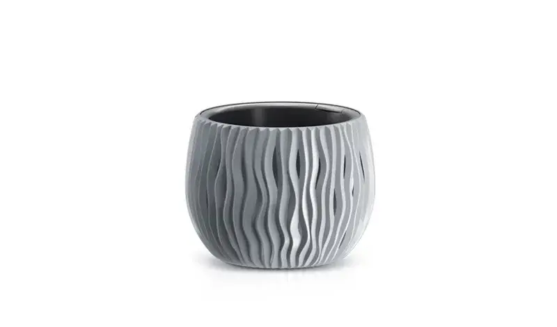 Prosperplast Saksija Sandy Bowl K290, Siva