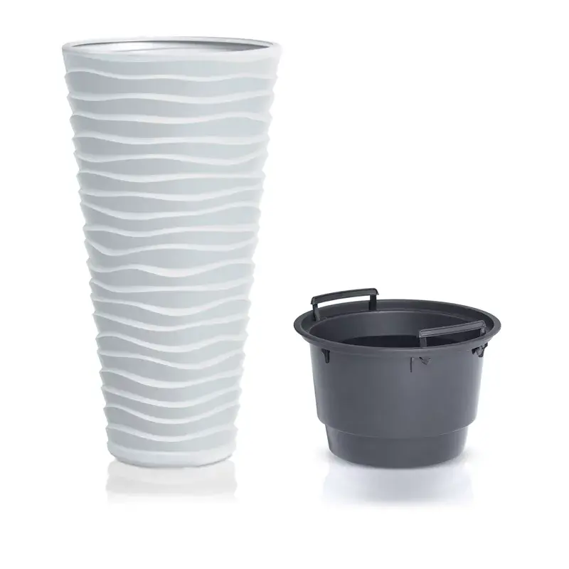 Prosperplast Saksija Sand Slim A400, Bela