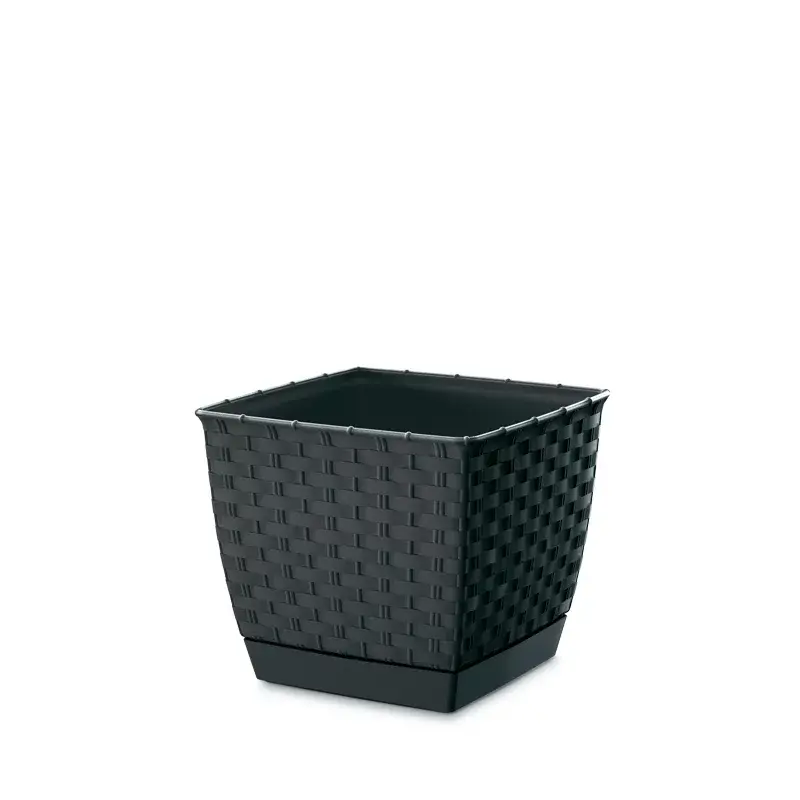 Prosperplast Saksija Ratolla Square K220, Antracit