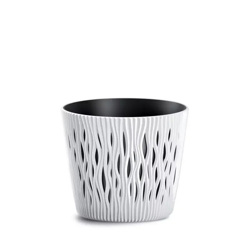 Prosperplast Saksija Sandy Round R220, Bela