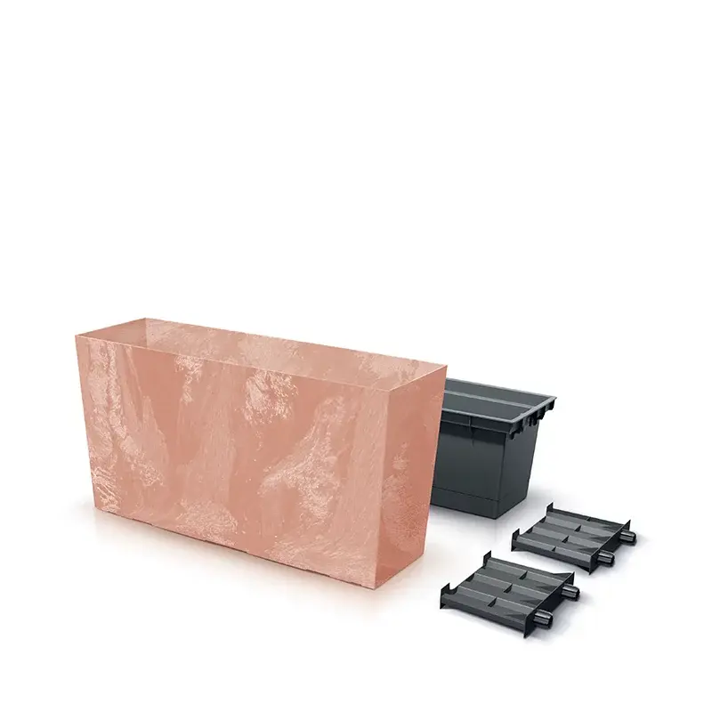 Prosperplast Saksija Urbi Case Middle Beton Effect C800Me, Terakota