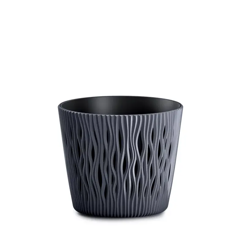 Prosperplast Saksija Sandy Round R220, Antracit