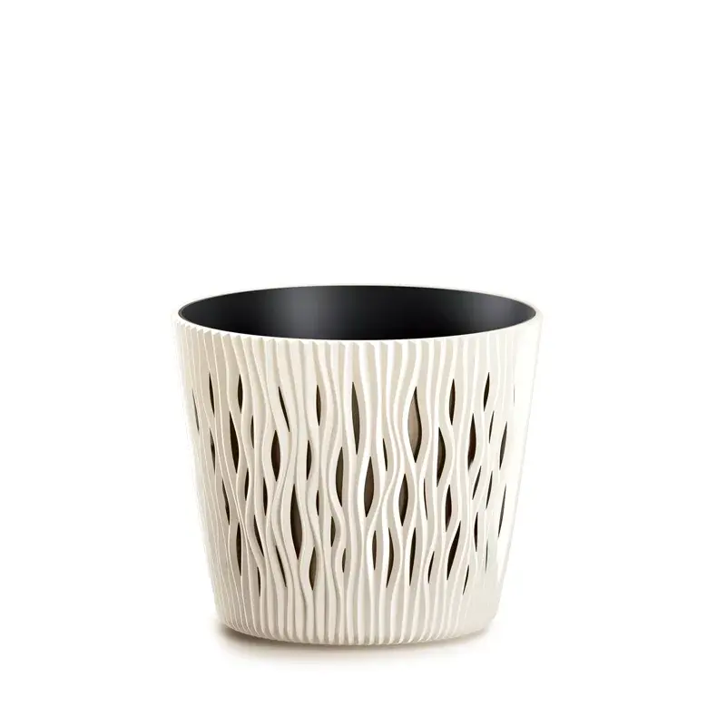 Prosperplast Saksija Sandy Round R220, Krem