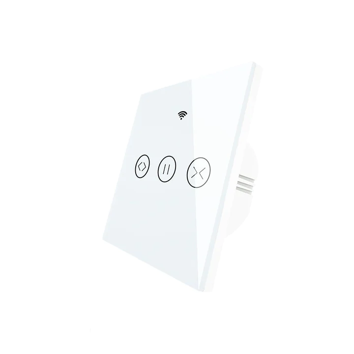 MOES, Touch wall Smart Curtain Switch, Live + Neutral, Zigbie+RF, ZRS-EUC