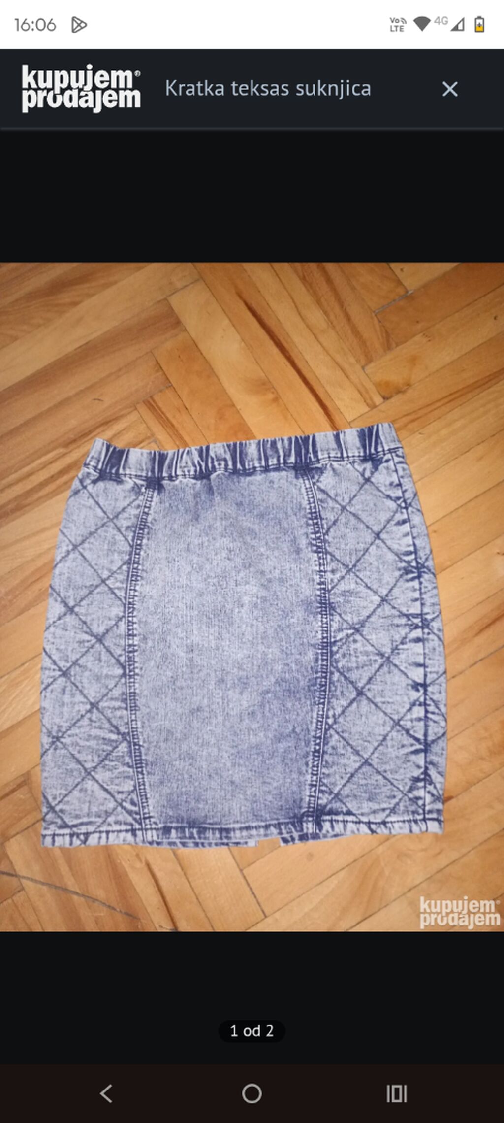 Kratka sexy teksas suknjica,ima elastina.Najviše odgovara M veličini