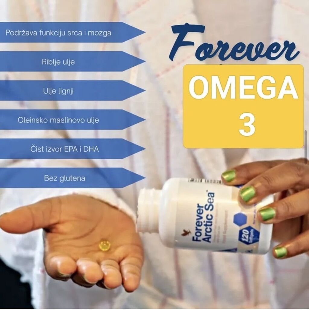 Forever Arctic Sea – Omega-3 suplement - Čist izvor EPA i DHA omega-3
