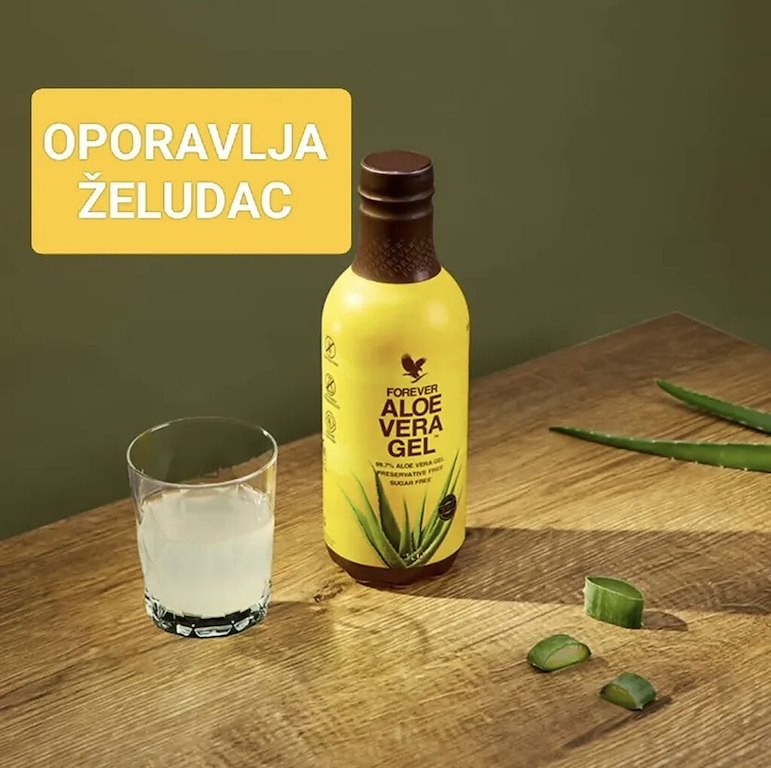 === PART 1: TEXTUAL DESCRIPTION === Forever Aloe Vera Gel je prirodni