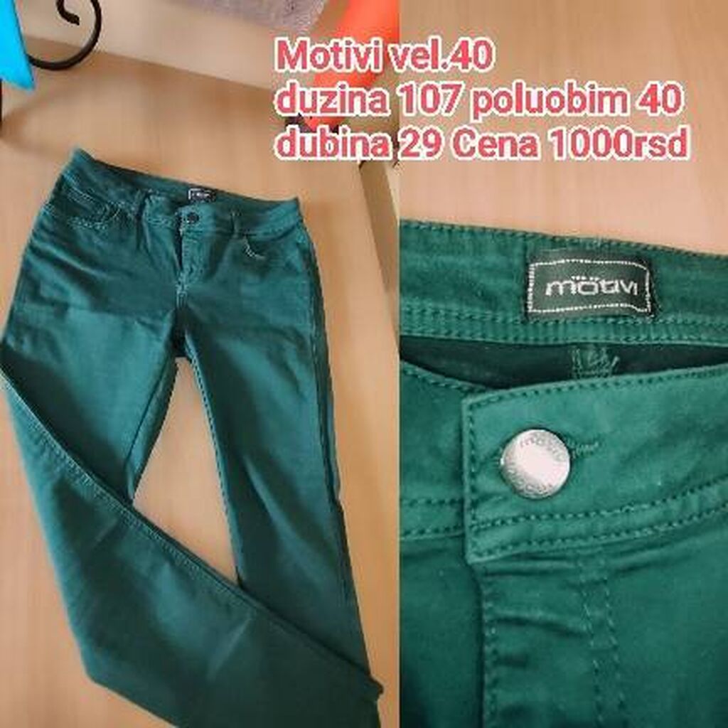 L, Normalan struk, Drugi kroj pantalona