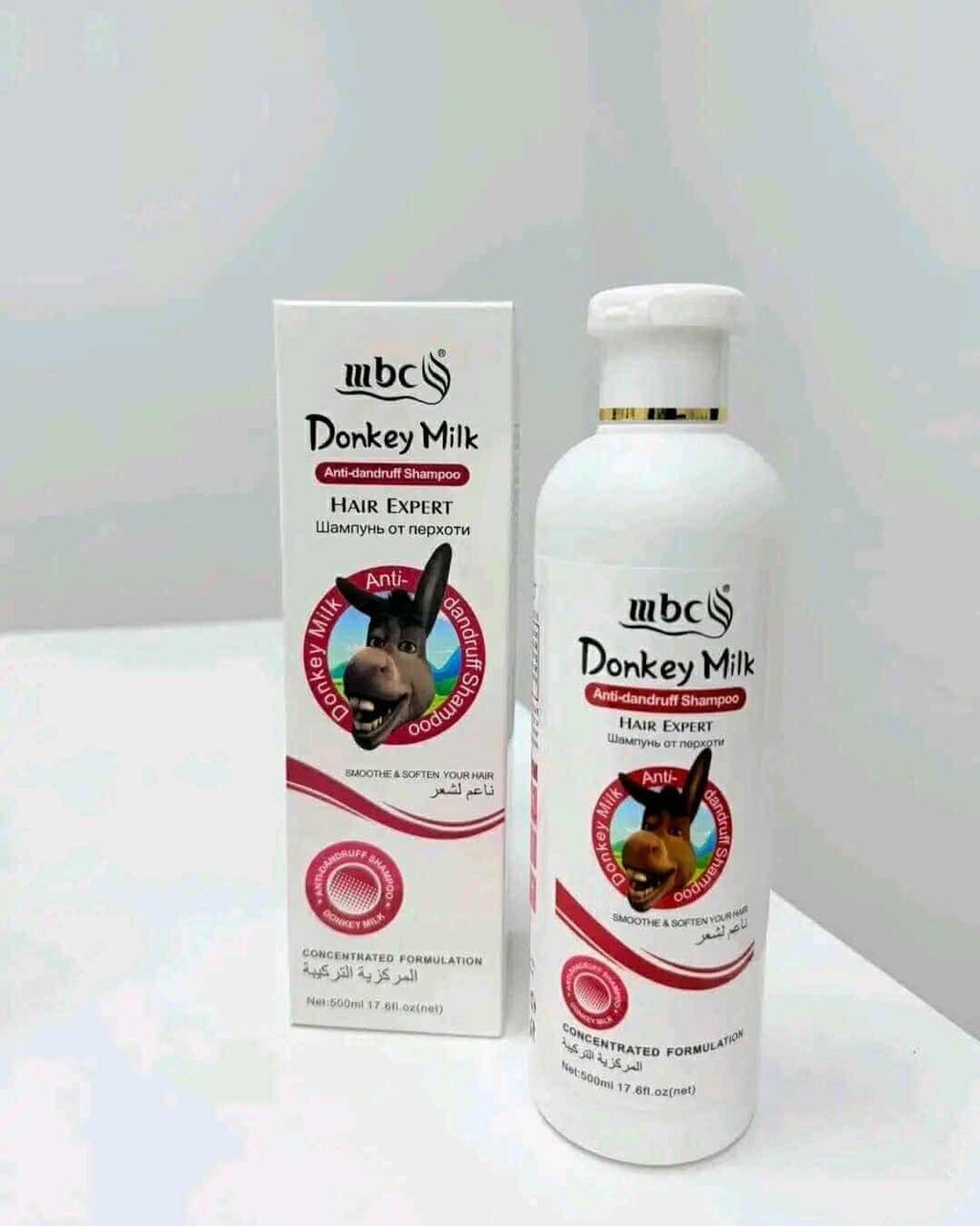 MBC Donkey Milk – Anti-dandruff Shampoo i Whitening Cream -