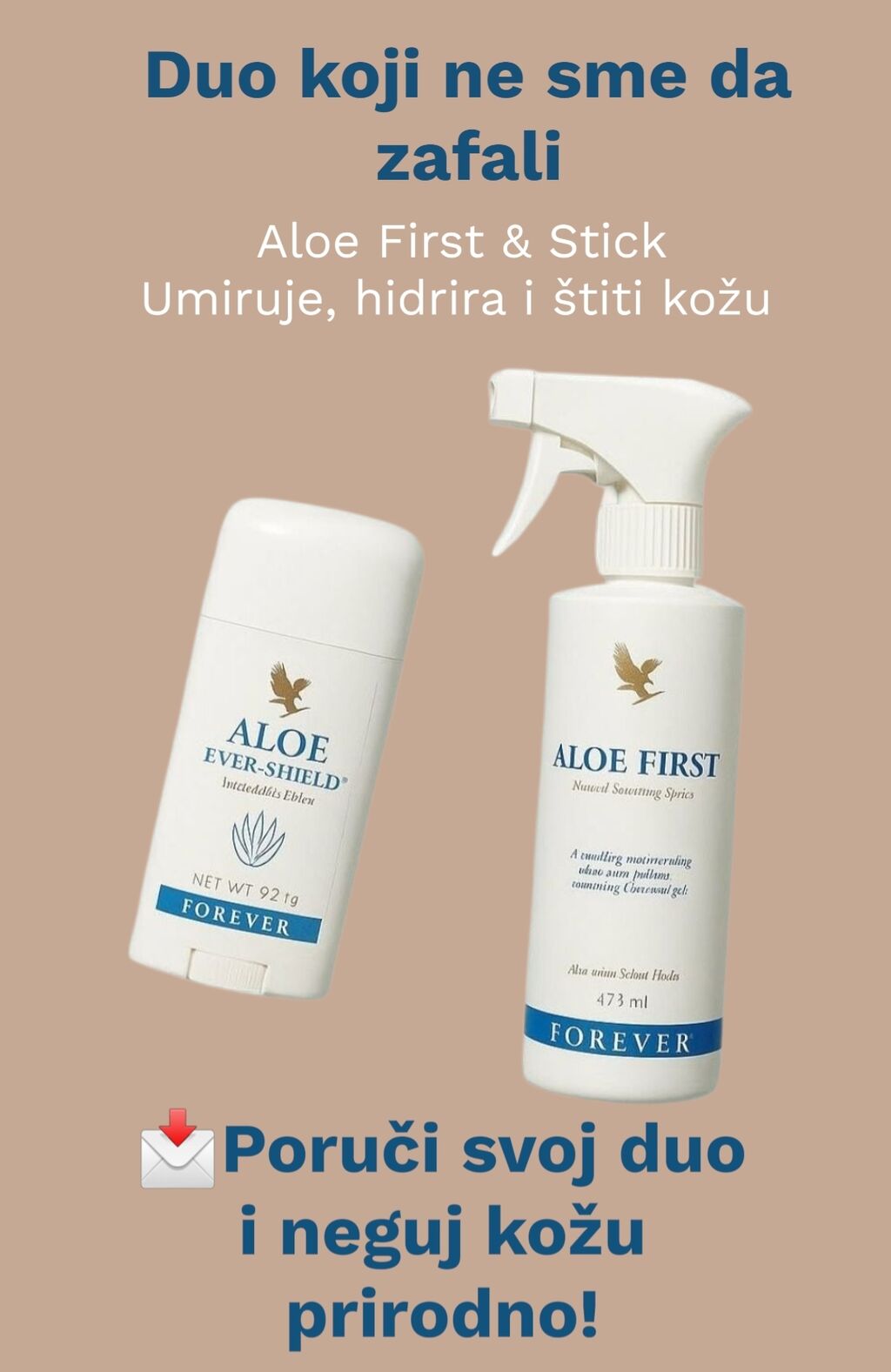    Besplatna poštarina! Aloe First i Aloe Ever-Shield stik – savršen