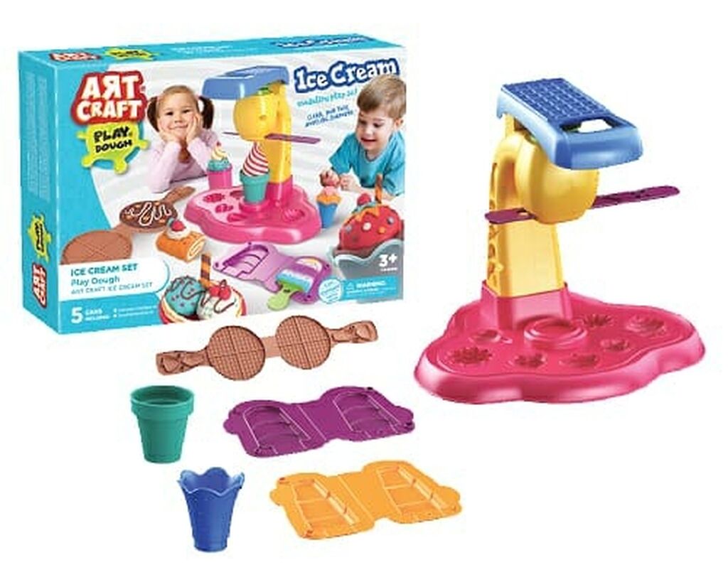 ART CRAFT Ice Cream – Play Dough set za pravljenje “sladoleda” -