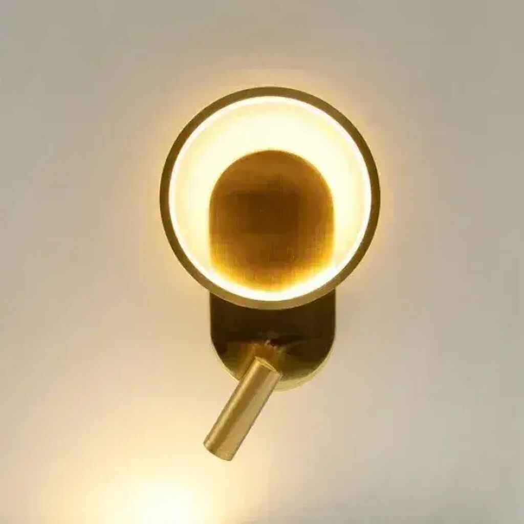 Zidna lampa, bоја - Zlatna, Novo