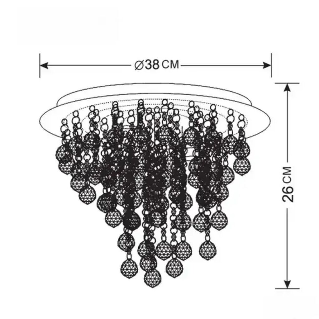 Plafonjera, bоја - Zlatna, Novo