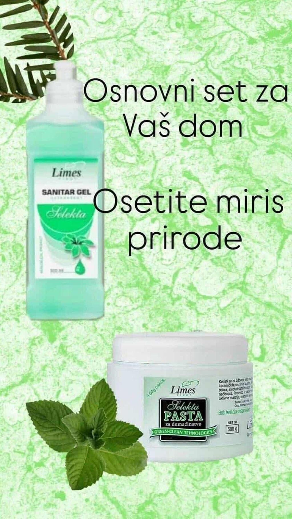 Limes Selektа set za održavanje doma - Sanitar gel Limes Selektа (500