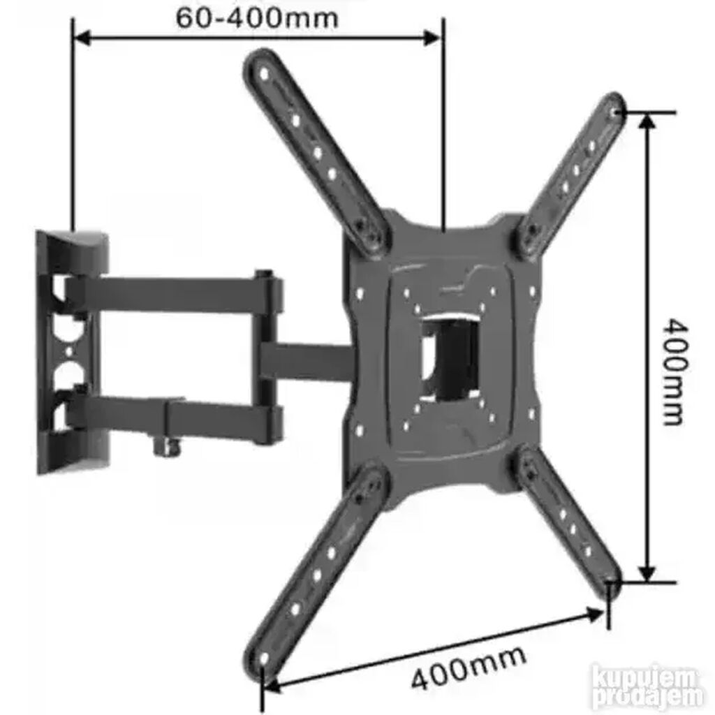 Tip : Nosač za televizore zglobni 17" do 55"Montiranje na zid : VESA