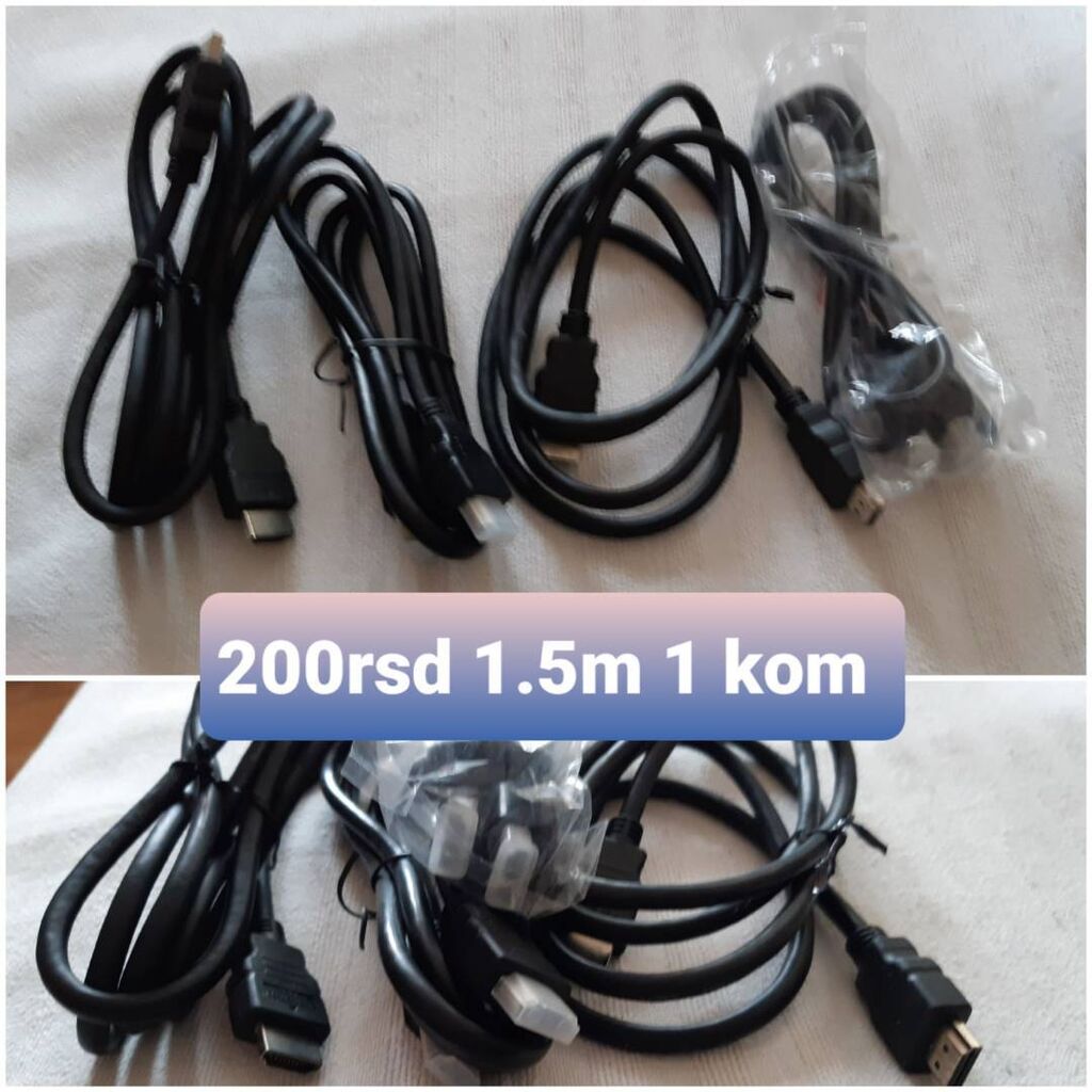 HDMI kablovi – dužina 1,5 m - Standardni HDMI na HDMI konektori