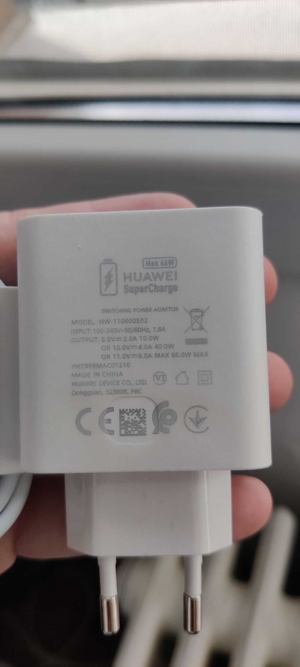 Huawei/Honor 66w Kuciste i kabal komplet Original Novo Beli   Robu