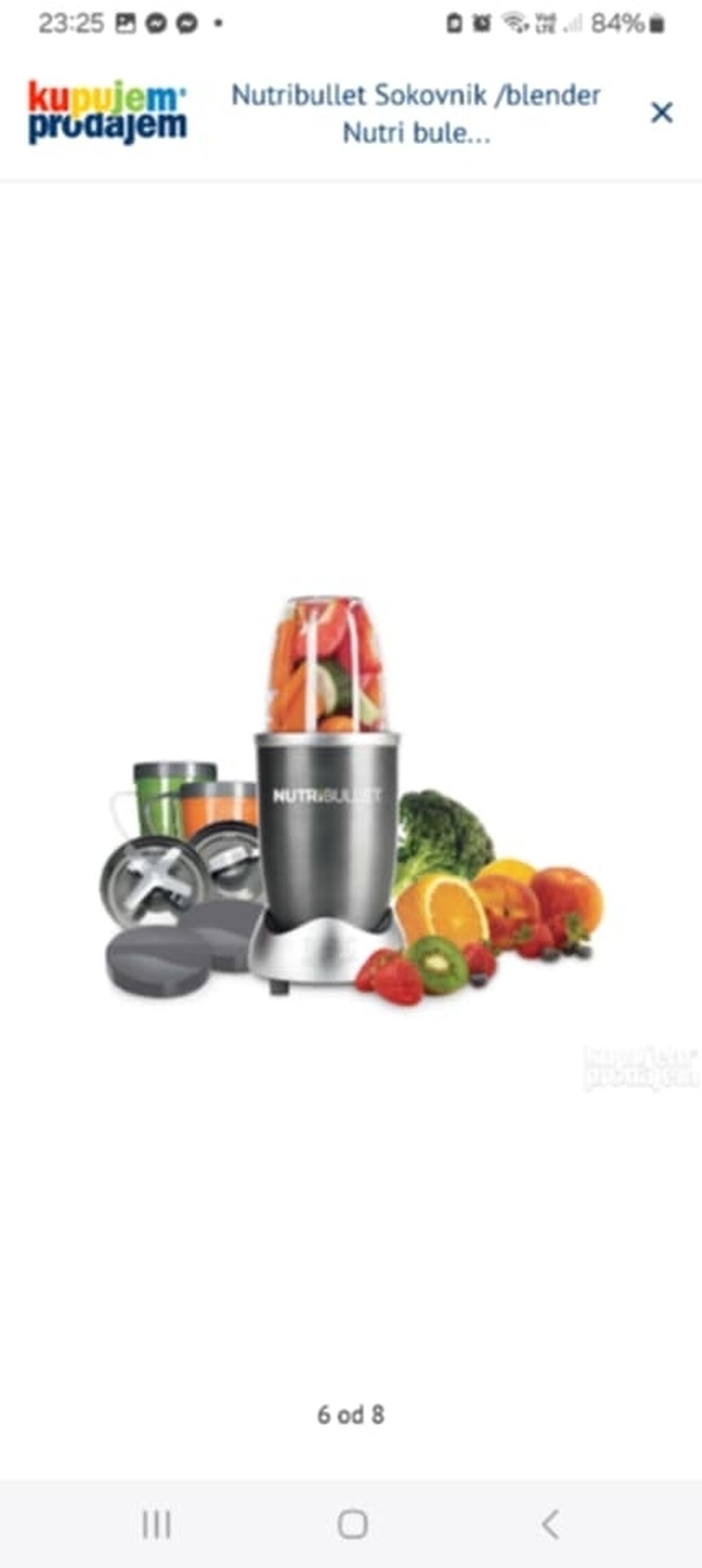 Nutribullet – ekstraktor hrane/sokovnik-blender, set Opis: - Snažan