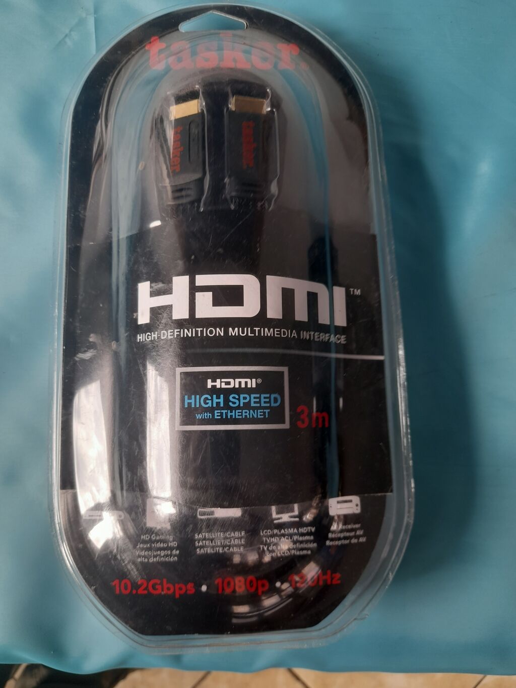 Tasker HDMI kabl – High Speed with Ethernet, dužina 3 m. Ključne