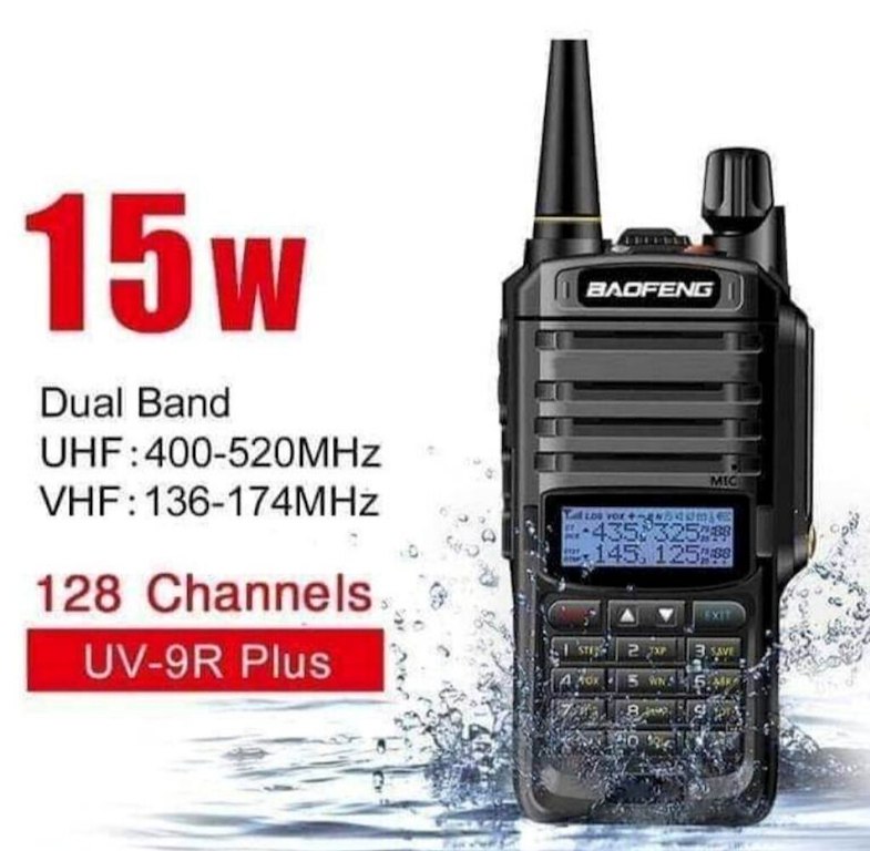 Baofeng UV9R Plus Radio stanica Vodootporna radio stanica Veoma jaka