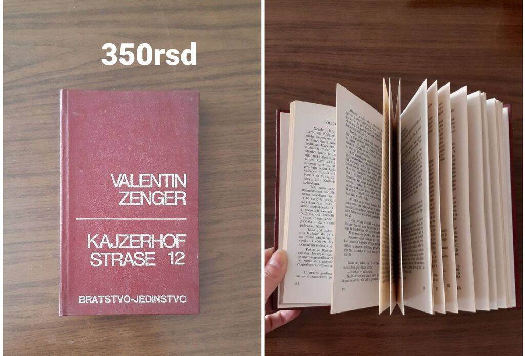 Knjiga: Valentin Zenger – Kajzerhof Štrase 12 Izdavač