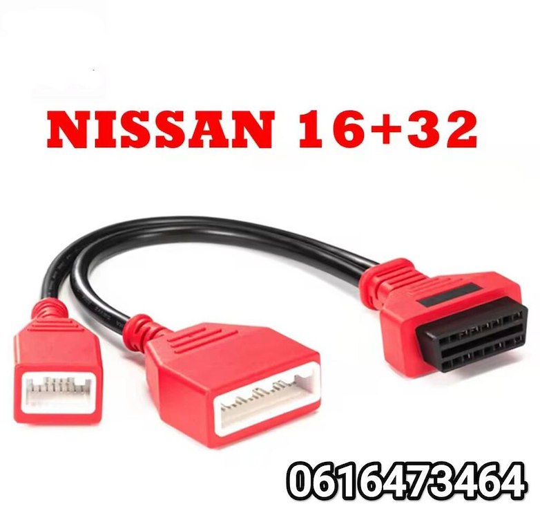 Novo - Nissan 16+32 OBD/OBD2 Bypass Cabel Sylphy (B18) Connector