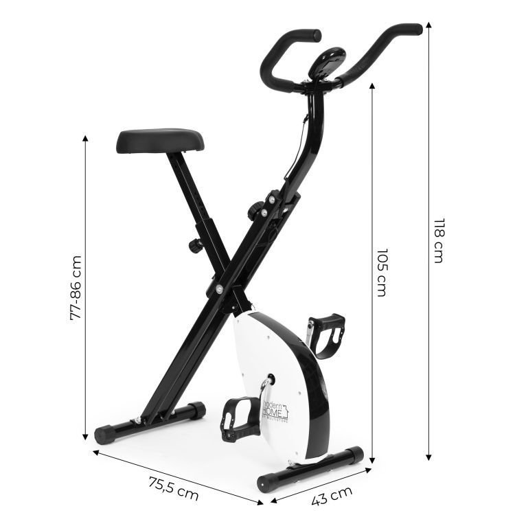 Trenažni sobni bicikl sa displejem White